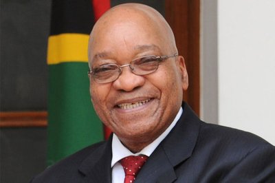 Zuma arrives for inauguration