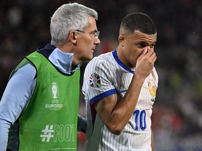 Mbappe finds face mask 'horrible' as France captain plays on with ...