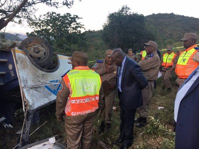 Transport officials probe horror northern KZN crash