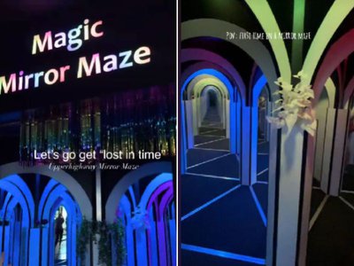Get lost in the a-MAZE-ing Magic Mirror Maze