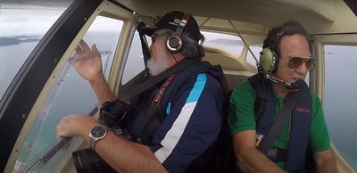 WATCH: Man drops phone from plane, it recorded everything and survived!