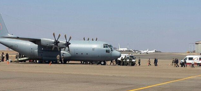 SA plane arrives from Nigeria