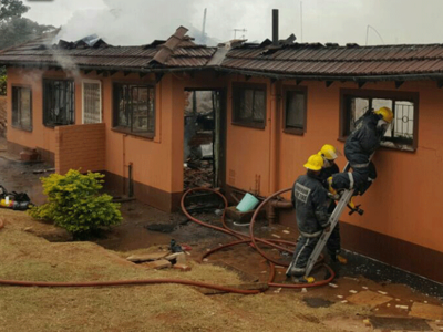 Firefighters tackle Montclair house fire