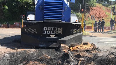 LOOK: Protesting MUT students clash with police