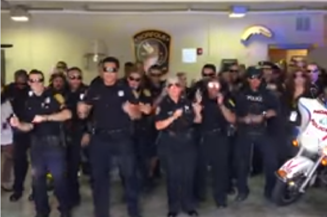 WATCH: Cops take on a lip sync battle - Bruno Mars style