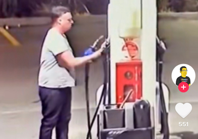 WATCH: Man pranks petrol attendants by switching the fuel pumps