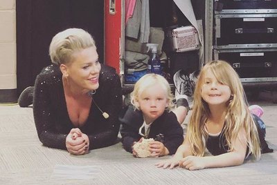Pink is done sharing pictures of her kids on social media: "I cried so ...