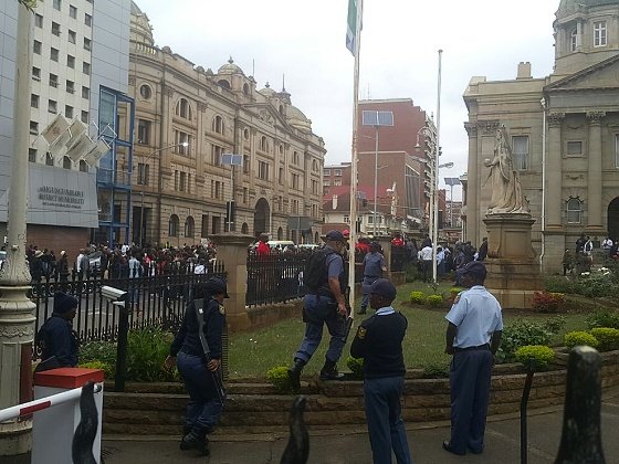 WATCH: PMB students take protest to legislature