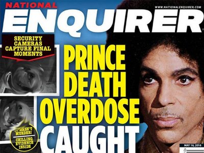 U.S magazine publishes pics of Prince's final moments