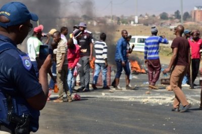 Service delivery protest in Durban