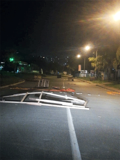 Inanda Road closed after violent protest action