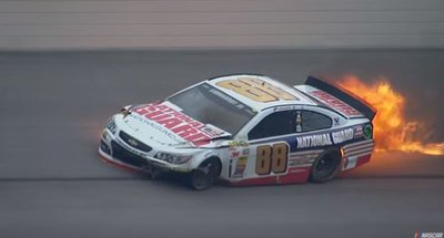 Twelve hurt as Australia race car sprays flames into crowd