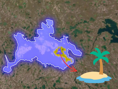 Beyond bonkers! This recursive island located on a lake exists