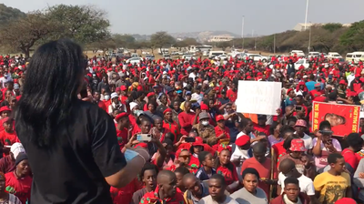 WATCH: EFF supporters gather for march in Phoenix against racism