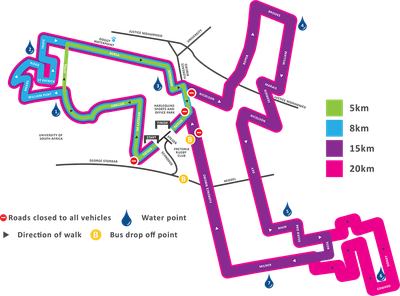 Spring Walk Routes and important information