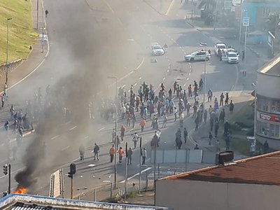 Durban resident share pictures, videos of protest