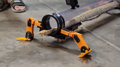WATCH: Engineer designs robot suit to give snakes their legs back