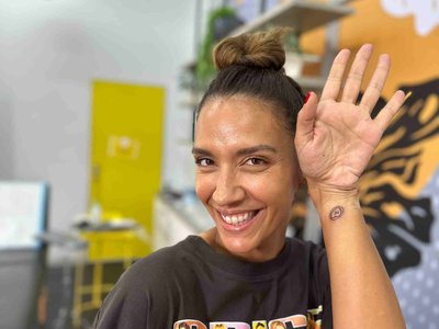 SEE: Stacey gets a tattoo in studio with Surreal Tattoos