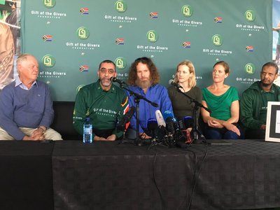 Stephen McGown makes first public appearance