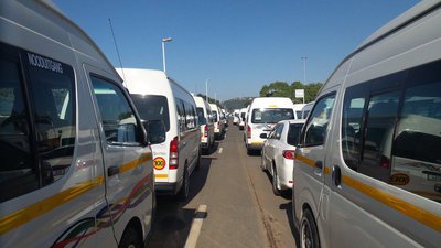 Long distance taxi drivers go on strike