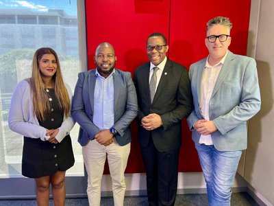 Mayor Cyril Xaba shows his fun side on East Coast Breakfast