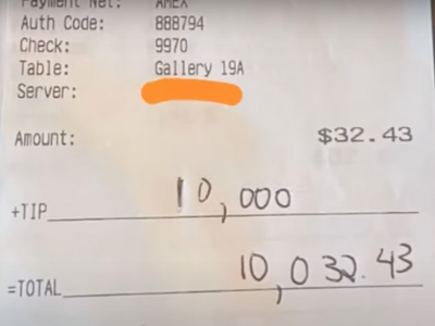 VIDEO: Waitress fired after receiving R190k tip