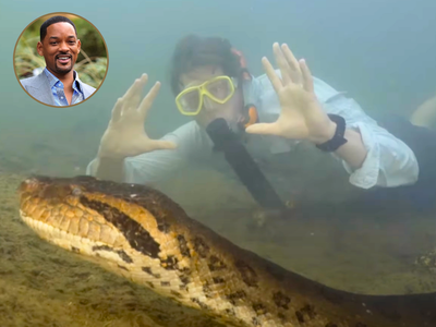 Will Smith's documentary crew discover 'world's largest snake'