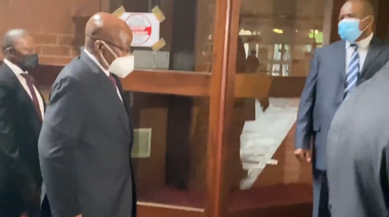 Zuma at Pietermaritzburg High Court to hear Downer recusal ruling