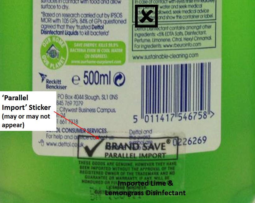Dettol responds to 'illegally imported' product recalling