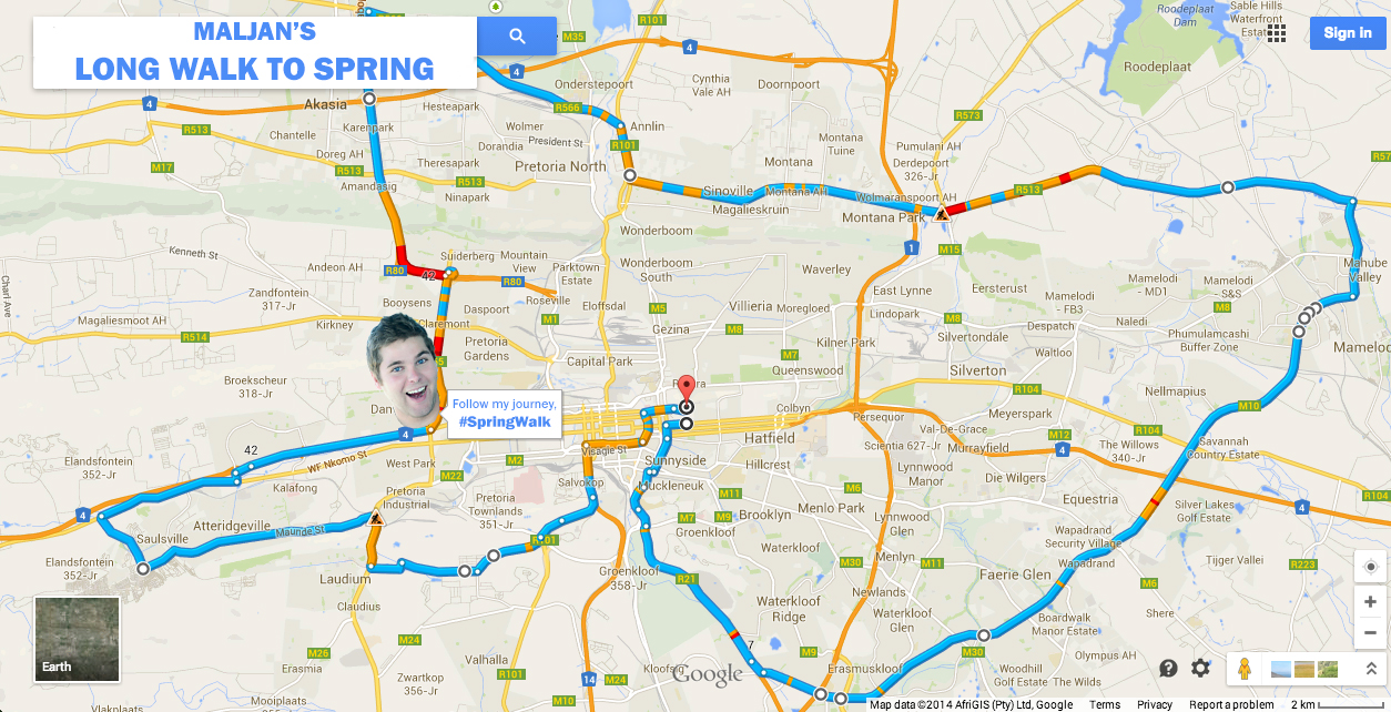 MalJan's Long Walk to Spring - Atteridgeville